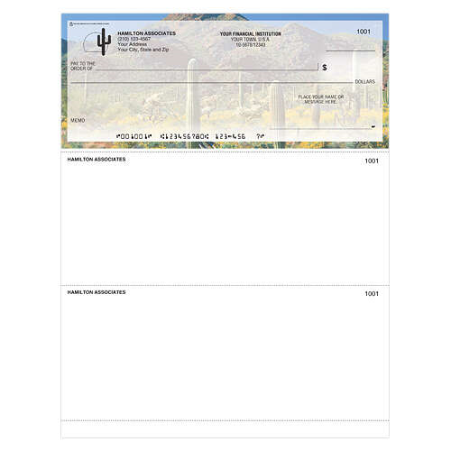 Laser Voucher Check on Top - Vista | Walmart Checks